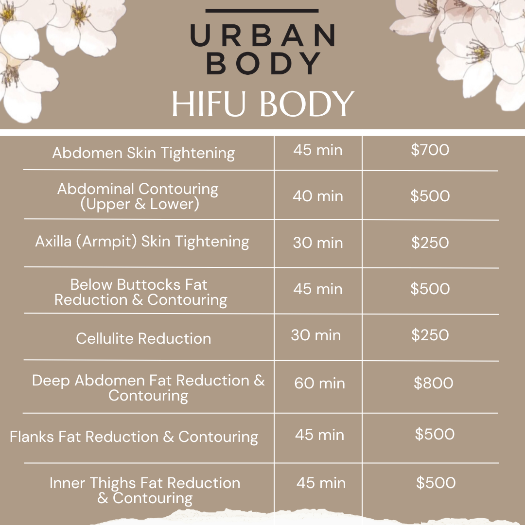 Pricing — Urban Body