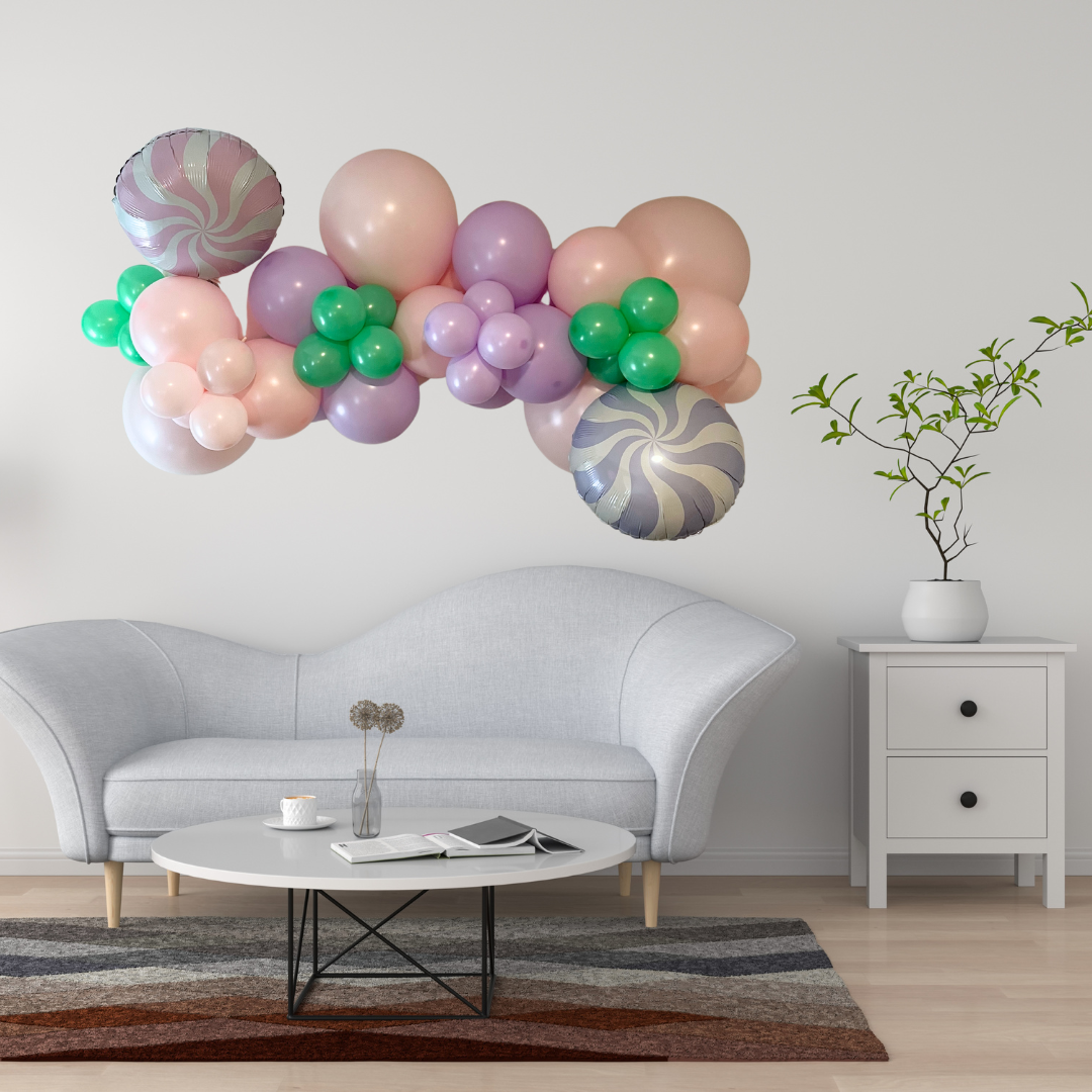 DIY Engagement Party Balloon Garland Kit — Fizz & Foam Mobile Bar