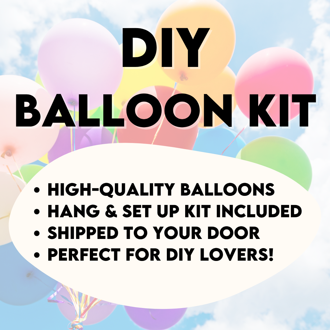 Golden Hour New Year's Eve Balloon Garland — Fizz & Foam Mobile Bar