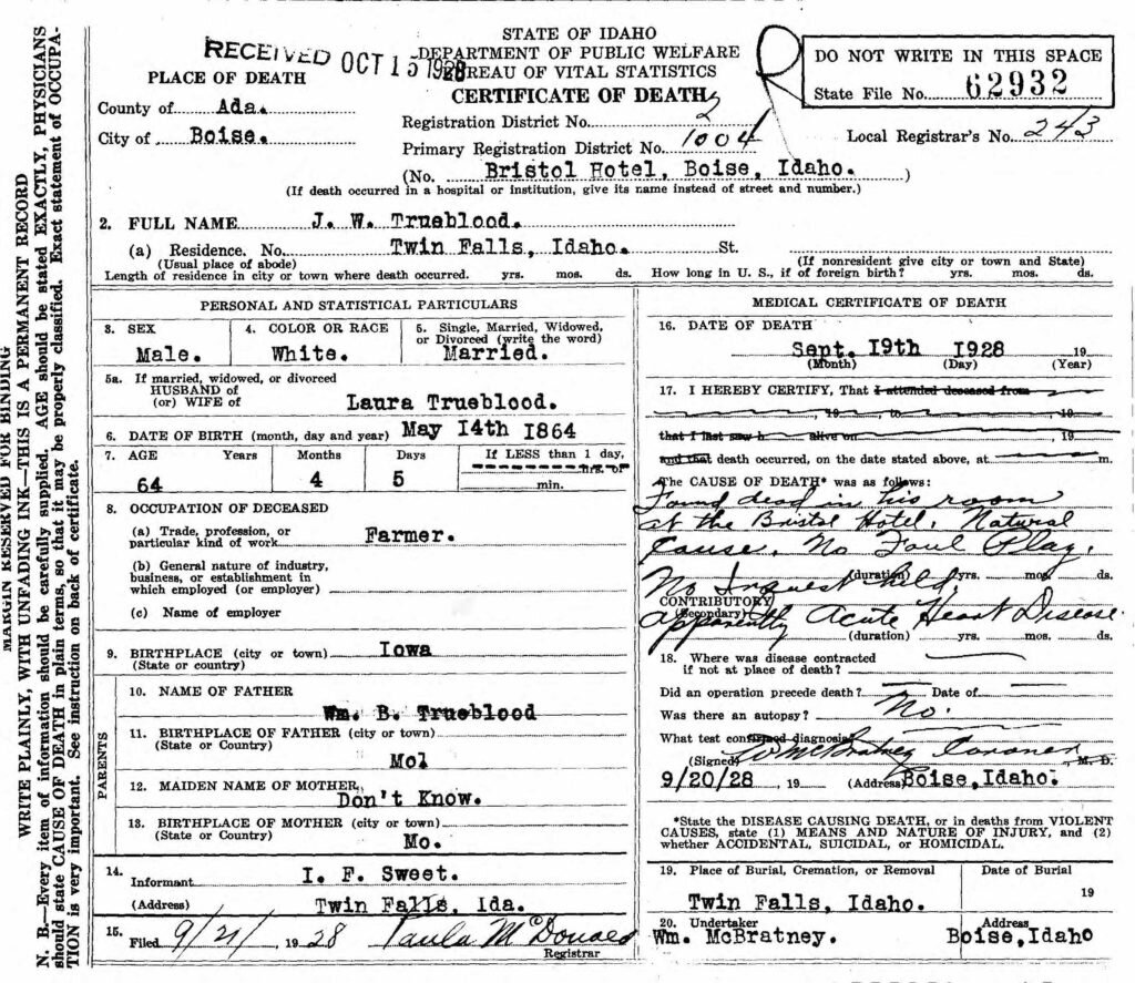 Death Surrounds Her: Lyda Southard — Murderous Roots