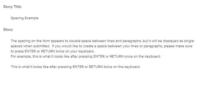 Spacing on Submittable Forms — nycmidnight