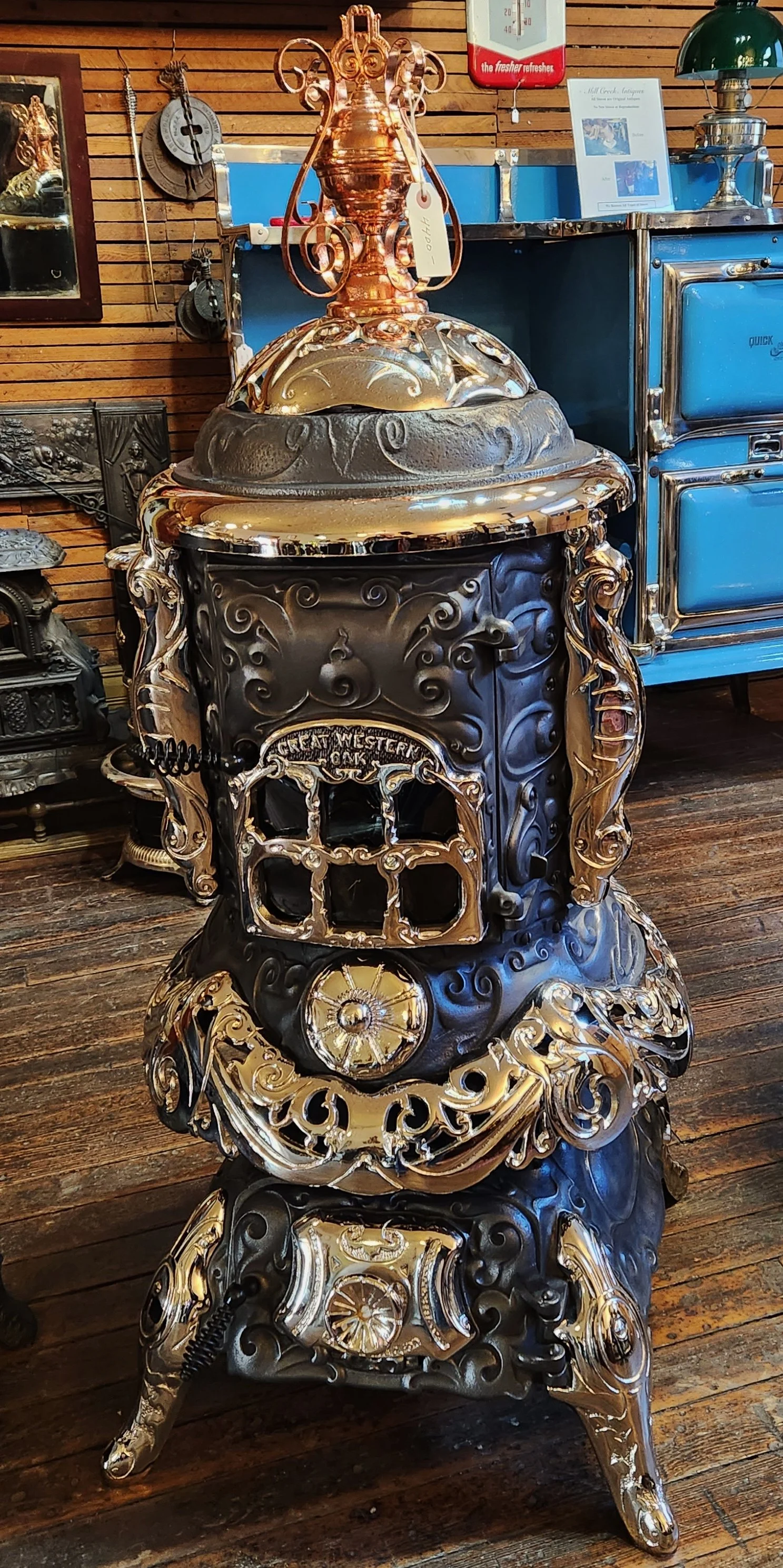 Antique Wood Stoves — Mill Creek Antiques (Home)