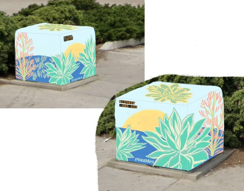 Painting Electrical Boxes in San Diego — Speckled Bliss Design Studio