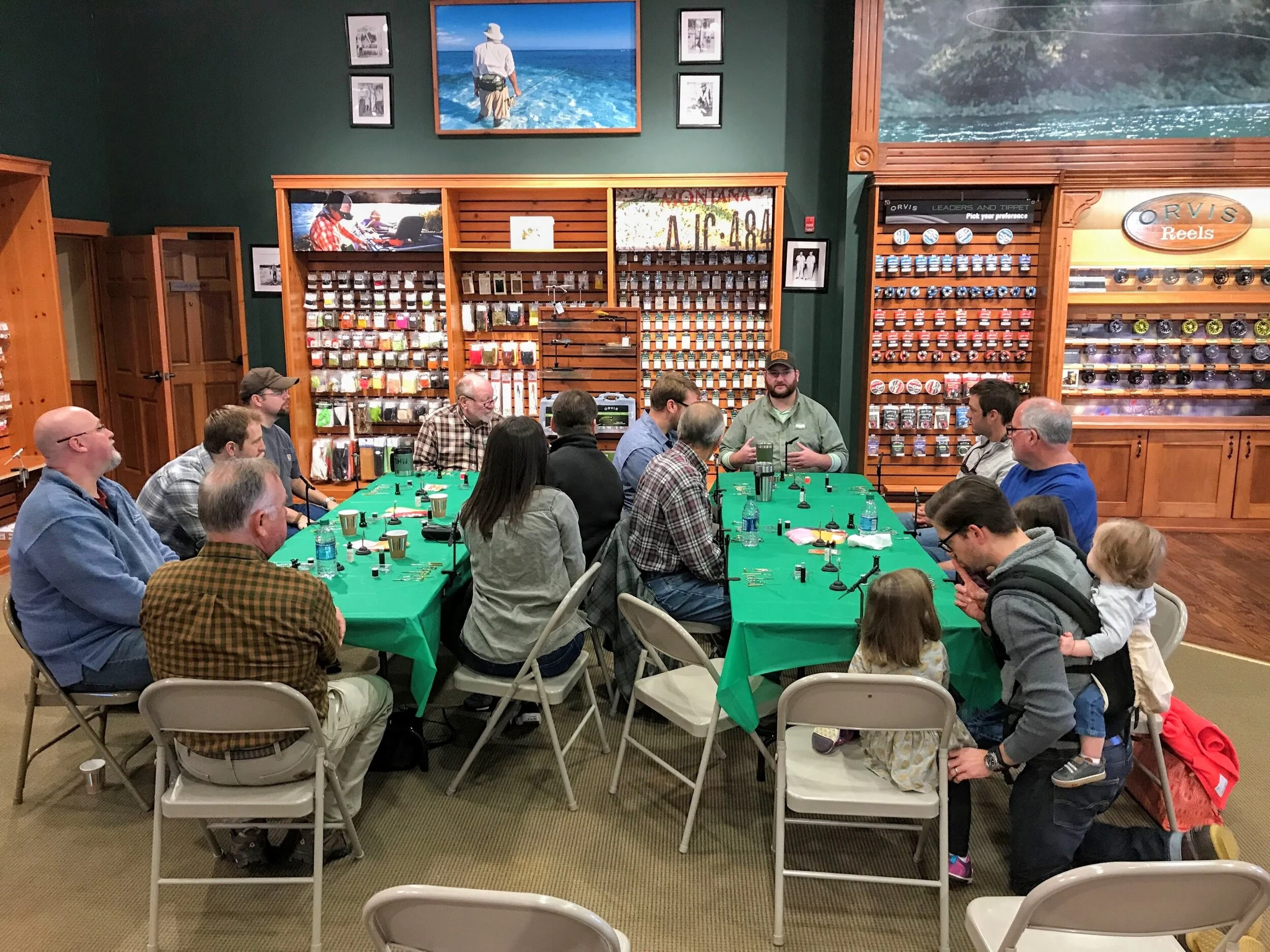 Casting Lessons, Fly Tying Lessons, and Kayak Fishing Lessons