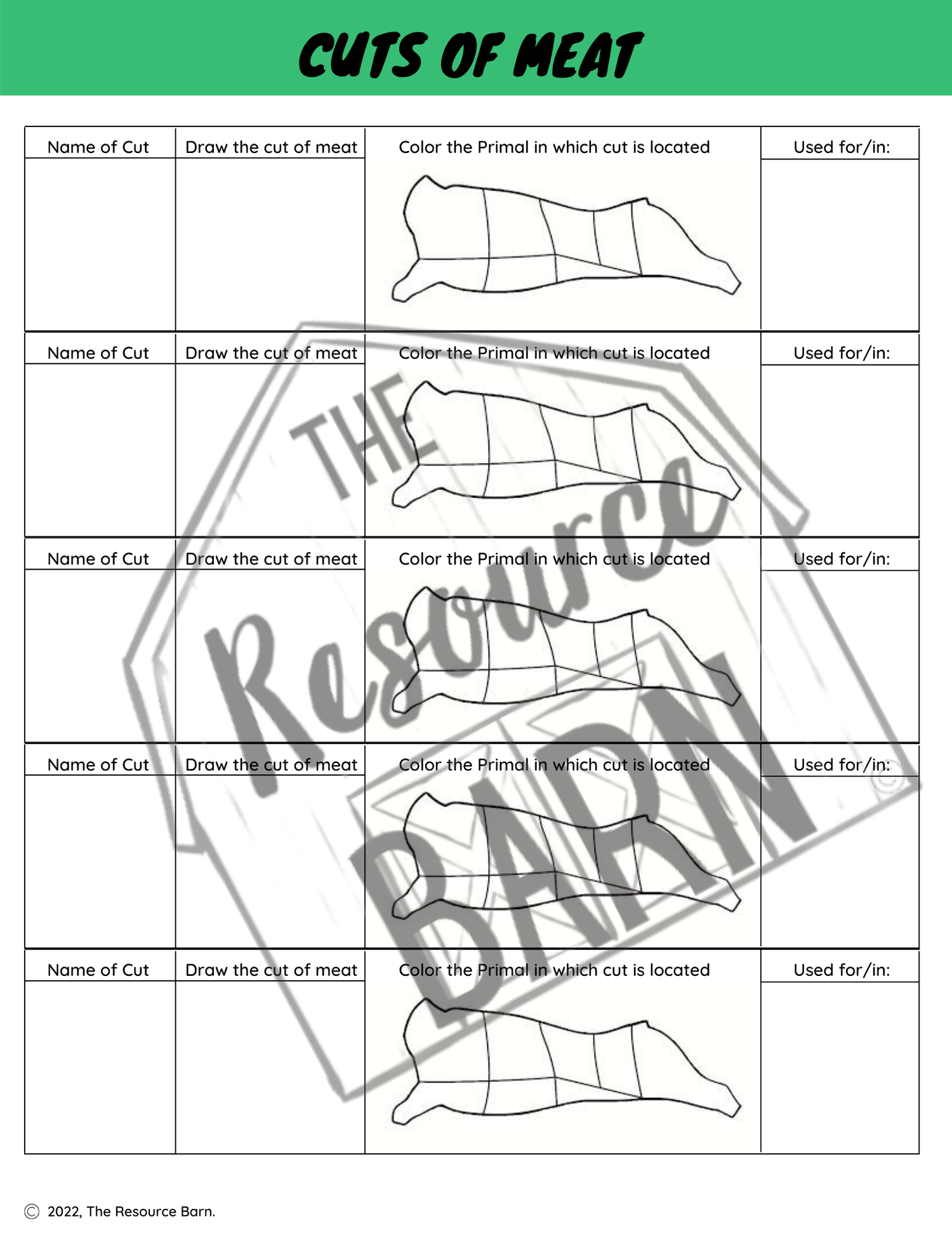 FFA Scavenger Hunt — The Resource Barn