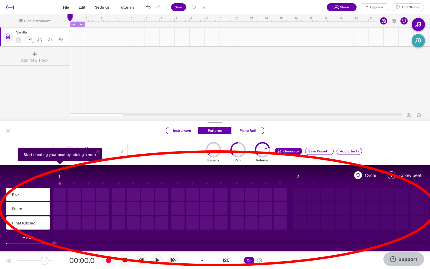 How To Create A Drum Pattern in Soundtrap — Department of Sound