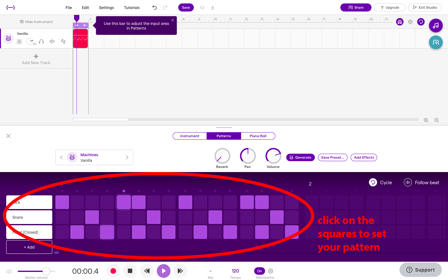 How To Create A Drum Pattern in Soundtrap — Department of Sound