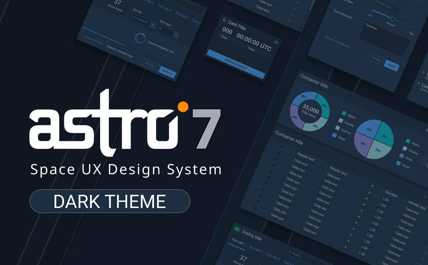 Astro Space UX Design System — Steve Goodwin UX