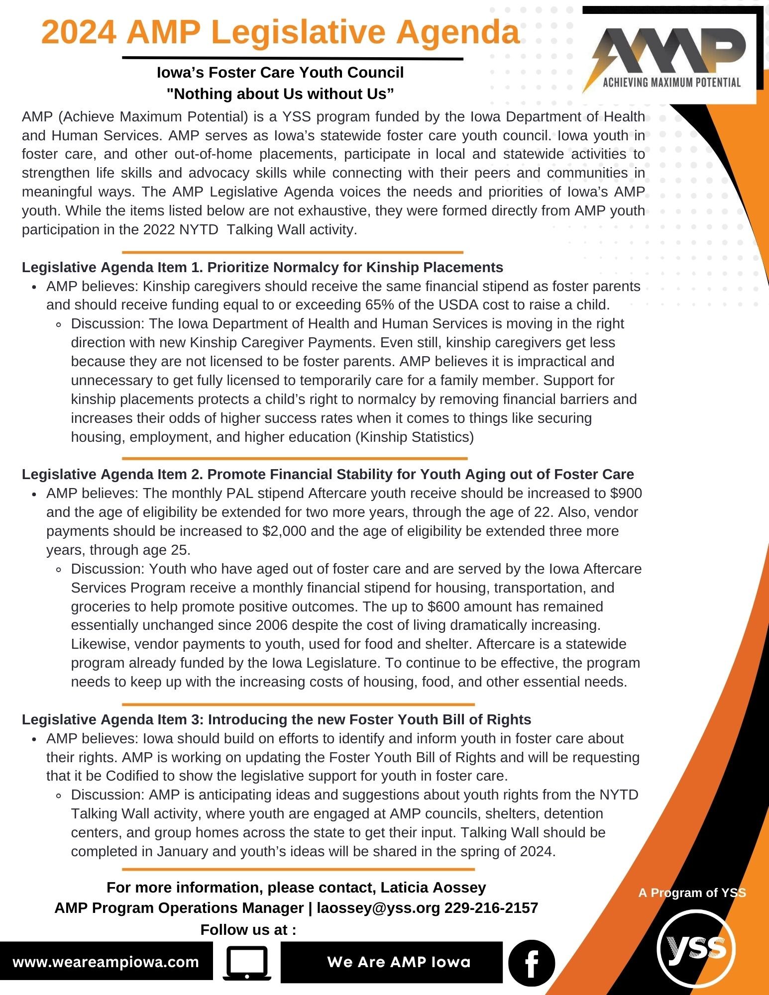 What is the Legislative Program? — AMPIOWA