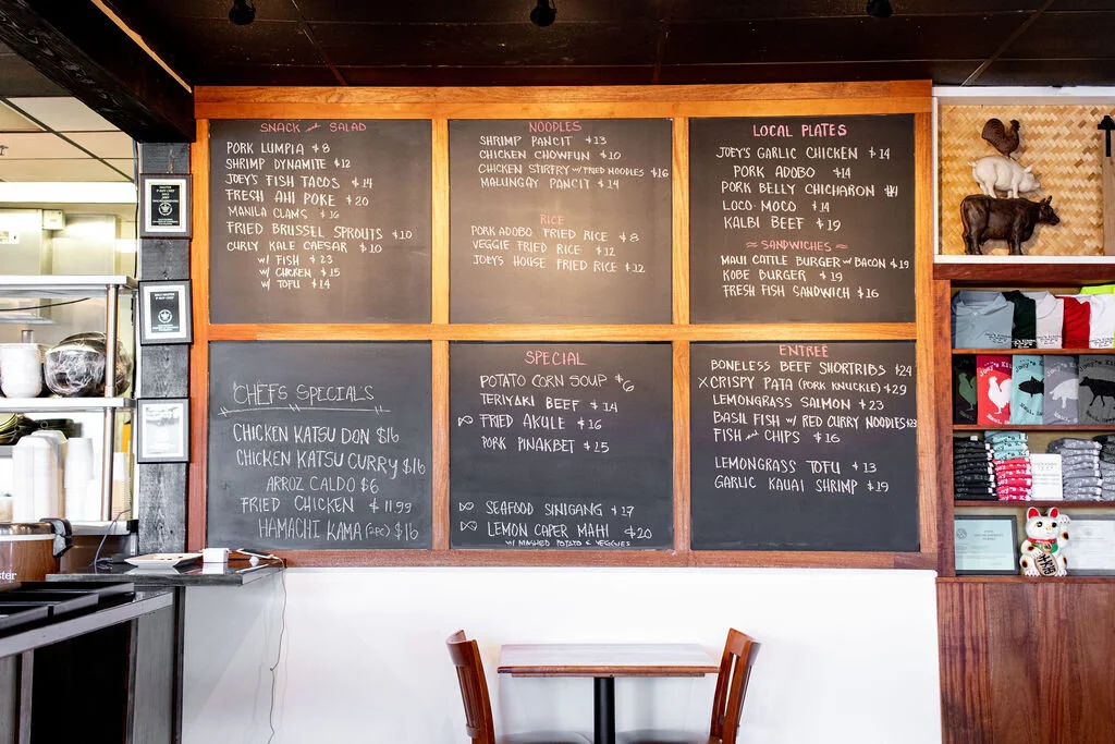 Gallery — Joey's Kitchen Maui, Hawaii