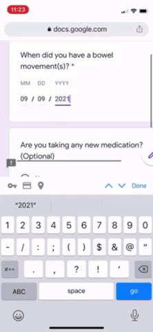 GI Tracker | Google Forms + Sheets — Wingspan Health