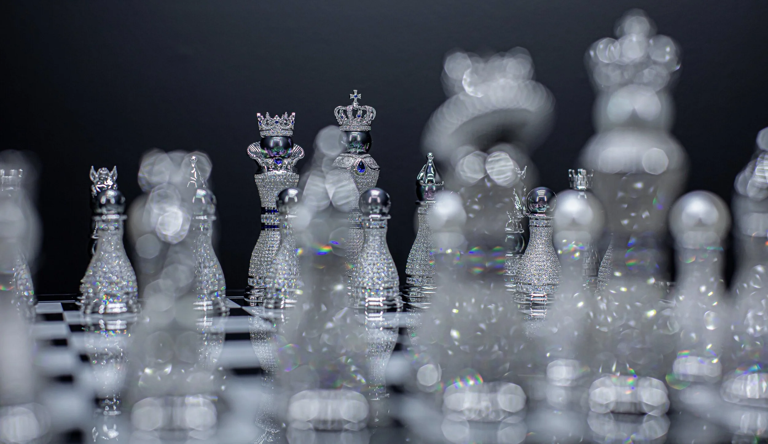 Pearl Royale Chess Set — Colin Burn Art