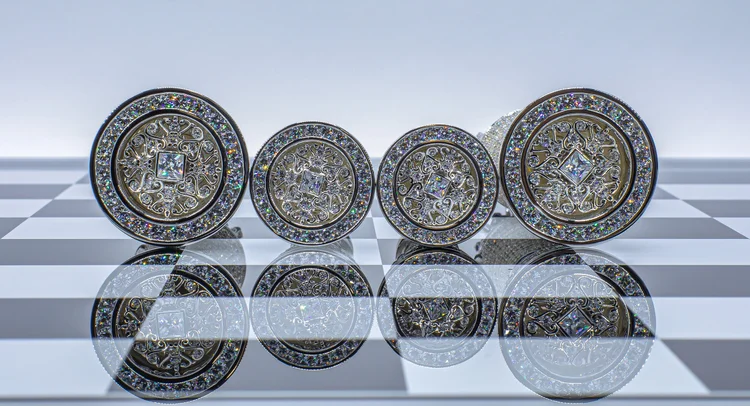 Pearl Royale Chess Set | Experience Luxury Chess Today — Colin Burn Art
