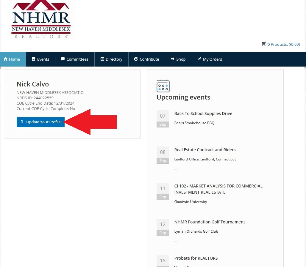 How to Update Payment Details — New Haven Middlesex Realtors