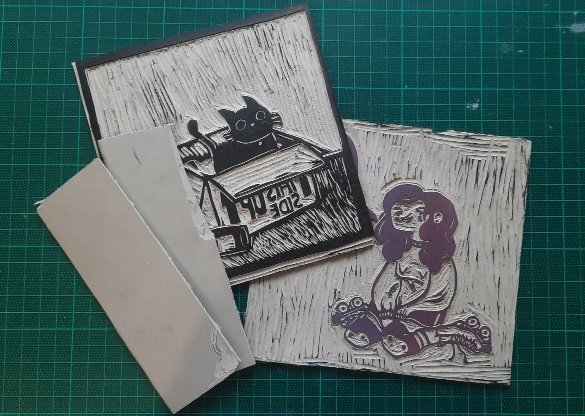 What lino printing surface is right for you and your project? — Ceceedraws