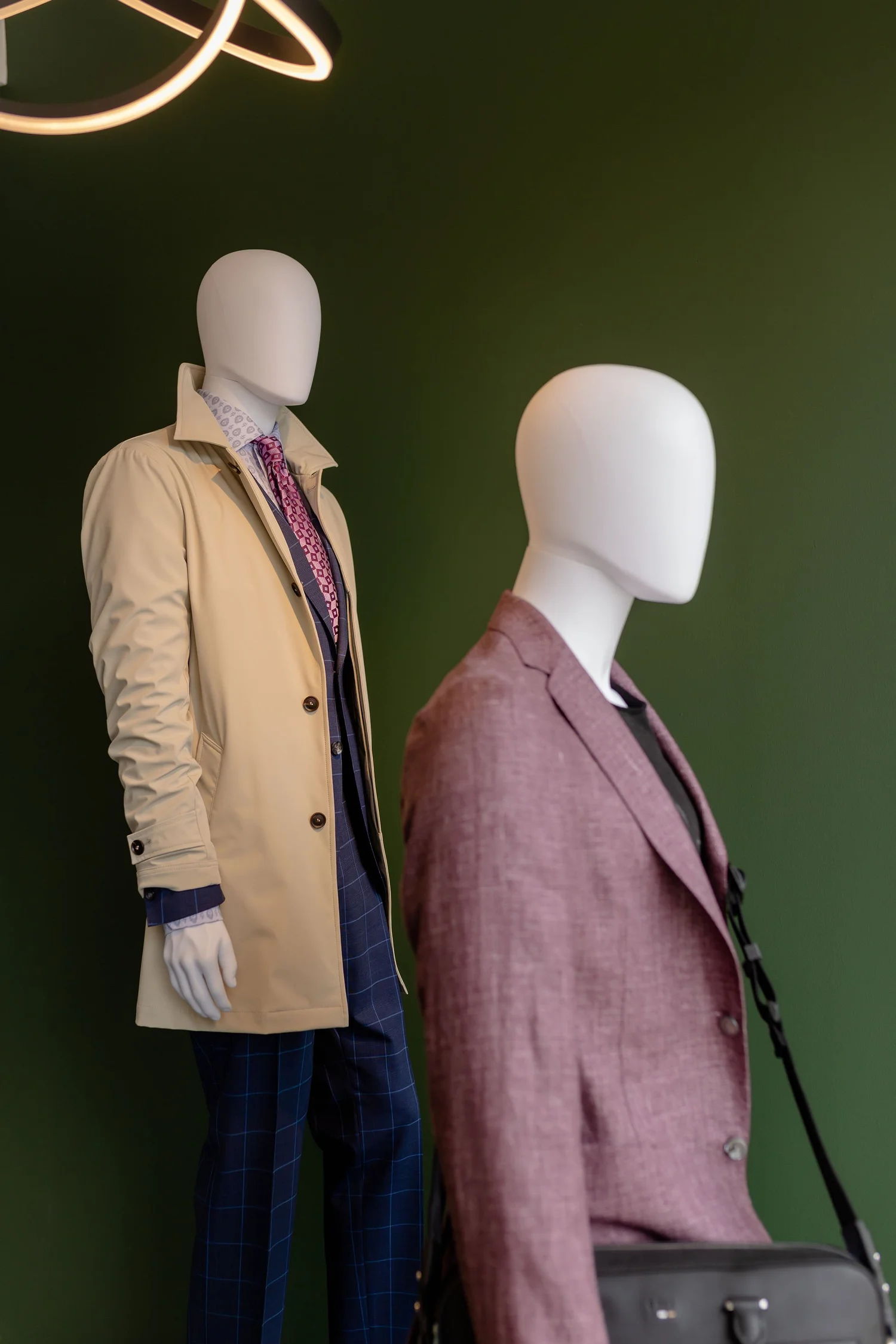 Visual merchandising of upscale menswear boutique in Toronto Ontario ...