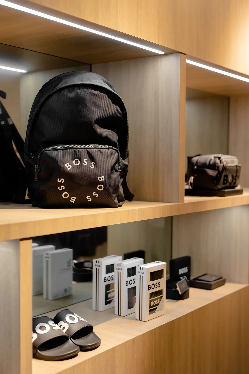 Visual merchandising of upscale menswear boutique in Toronto Ontario ...