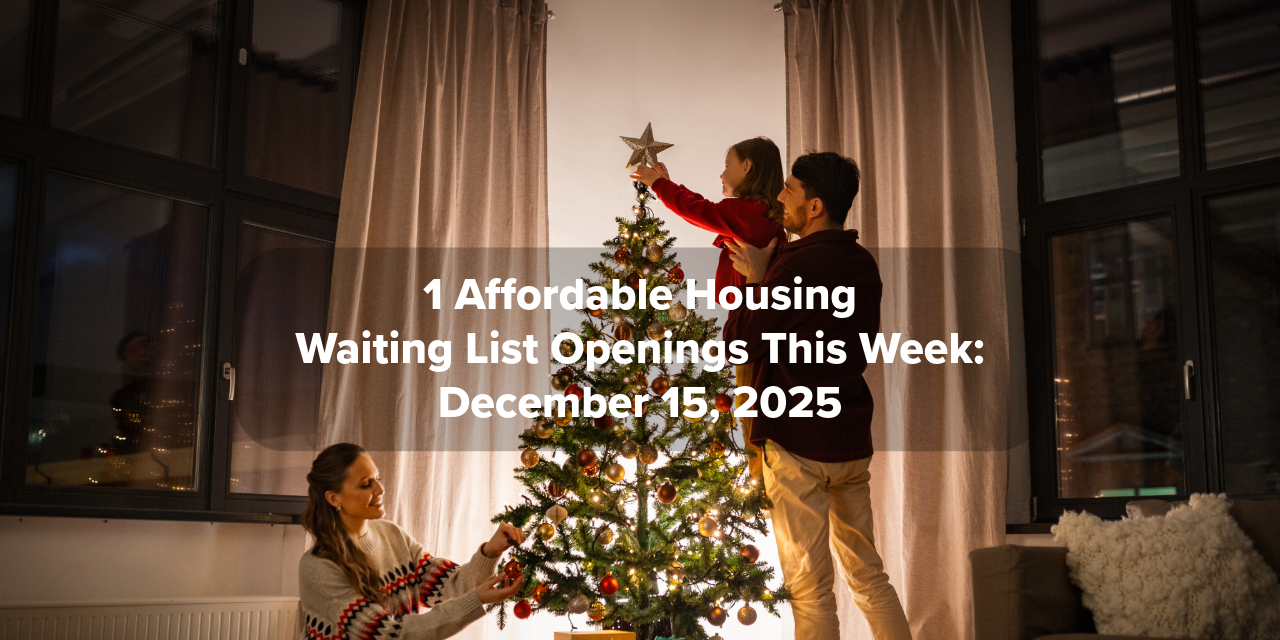 Apply Here for This Weeks Open Section 8 Waiting List — Affordable ...