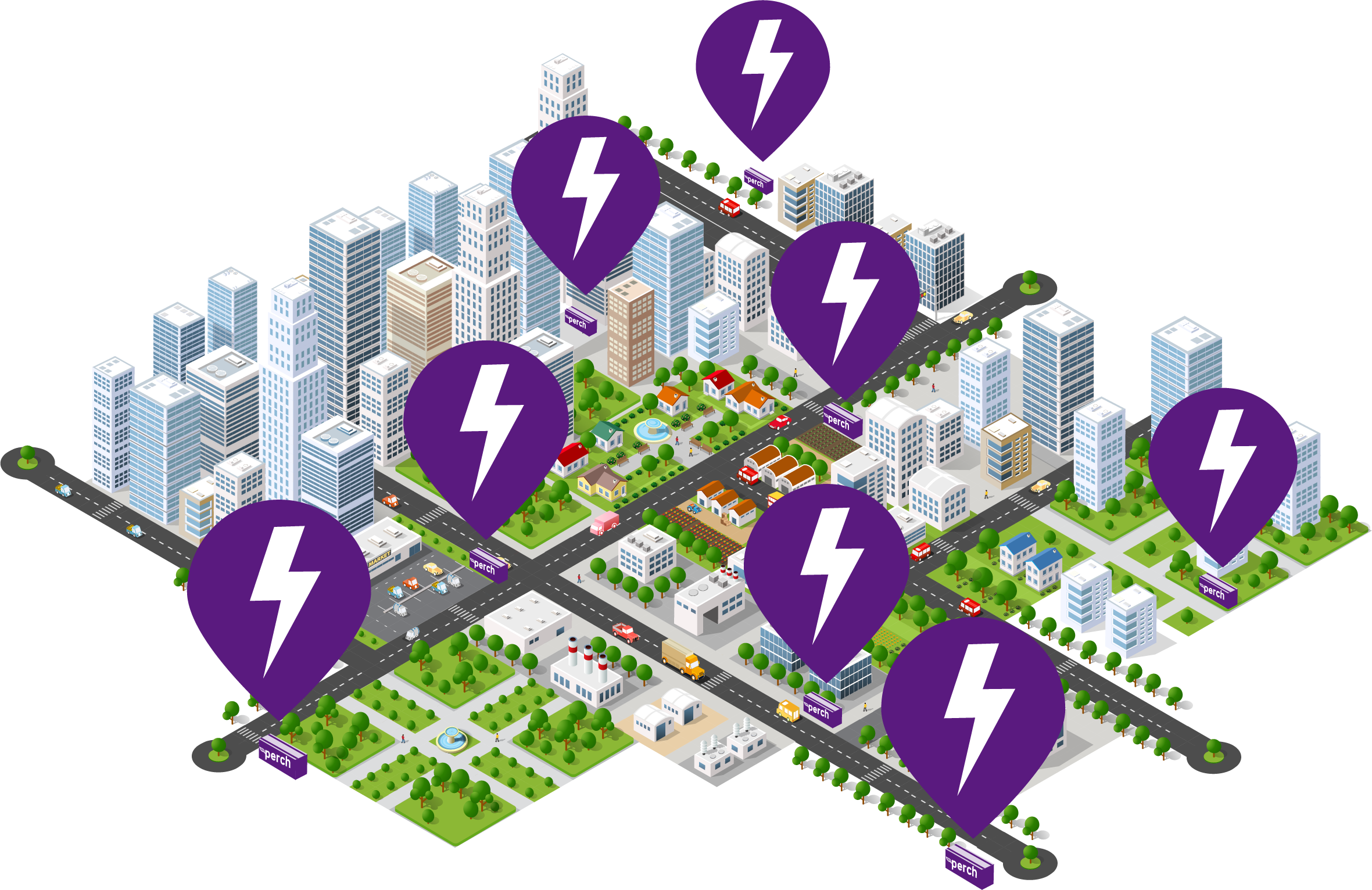 Perch Mobility distributed micromobility charging – Perch Mobility