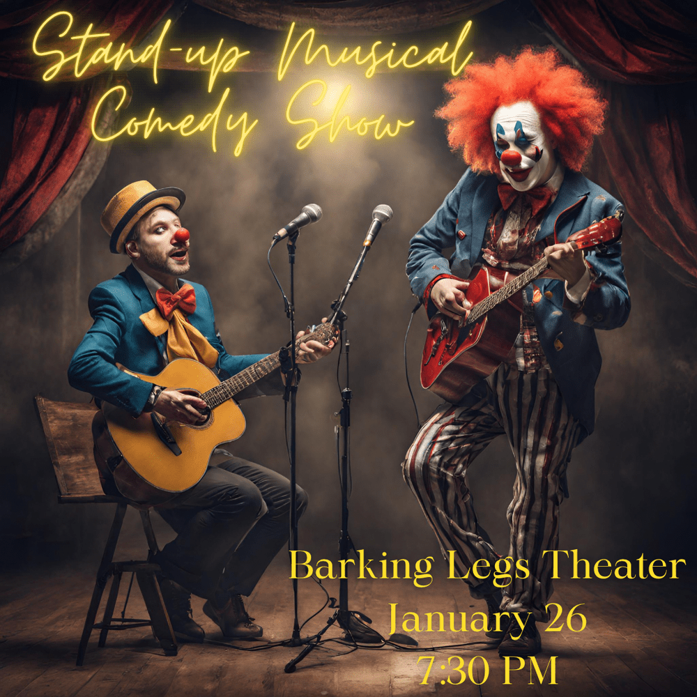 Stand-up Musical Comedy Show — Barking Legs