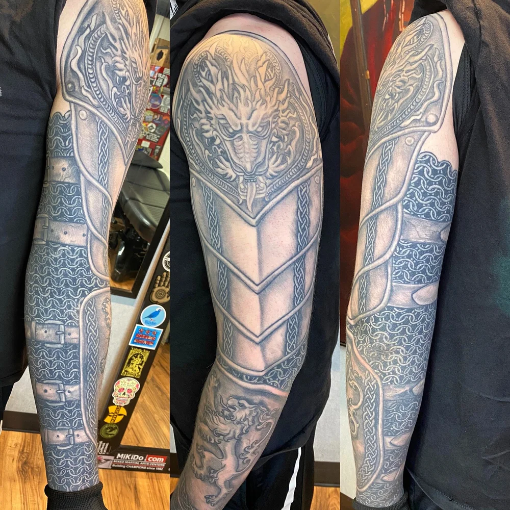 Chainmail Armor Tattoo