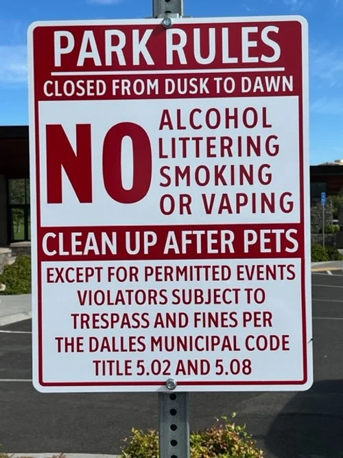 Tobacco-Free Signage Installed at Lewis & Clark Festival Park — North ...