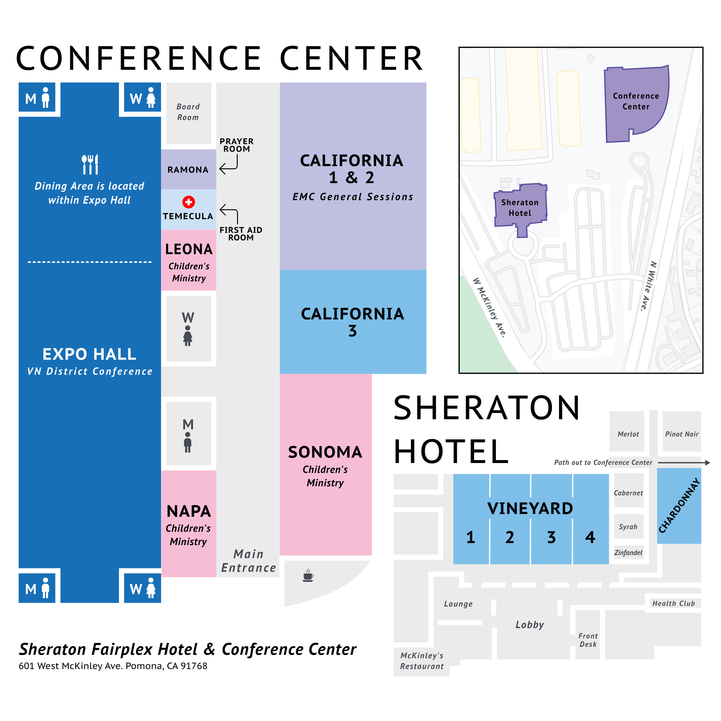 Conference Map — Vietnamese Alliance Youth (VAY)