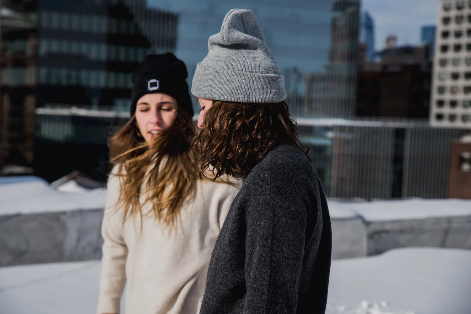 Girls Wearing Beanies Swag