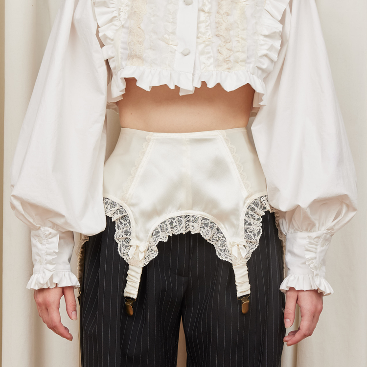 Luelle Short Bow Veil — Tanner Fletcher