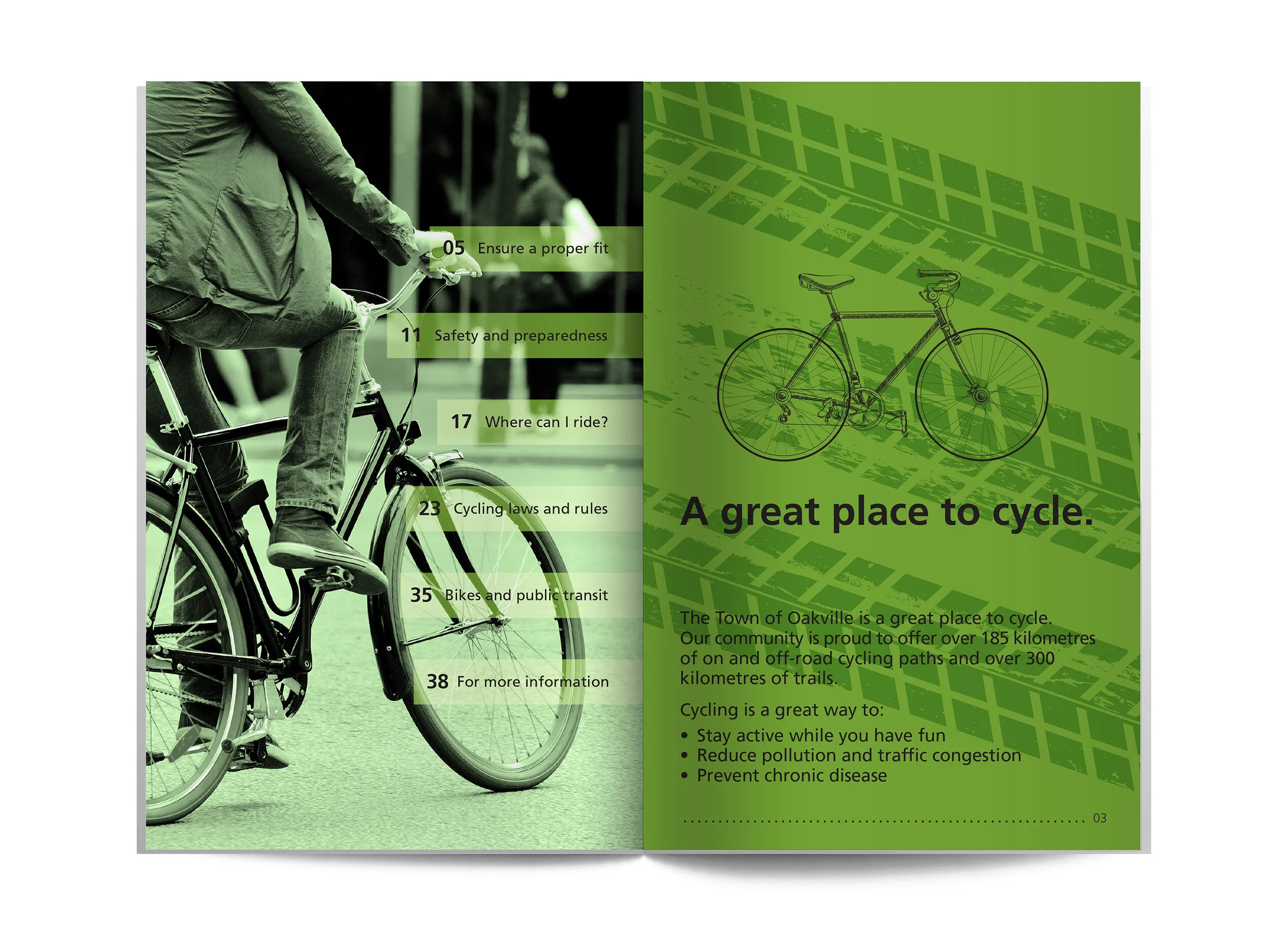 Cycling Handbook- Town of Oakville — Kimberley Fabiano