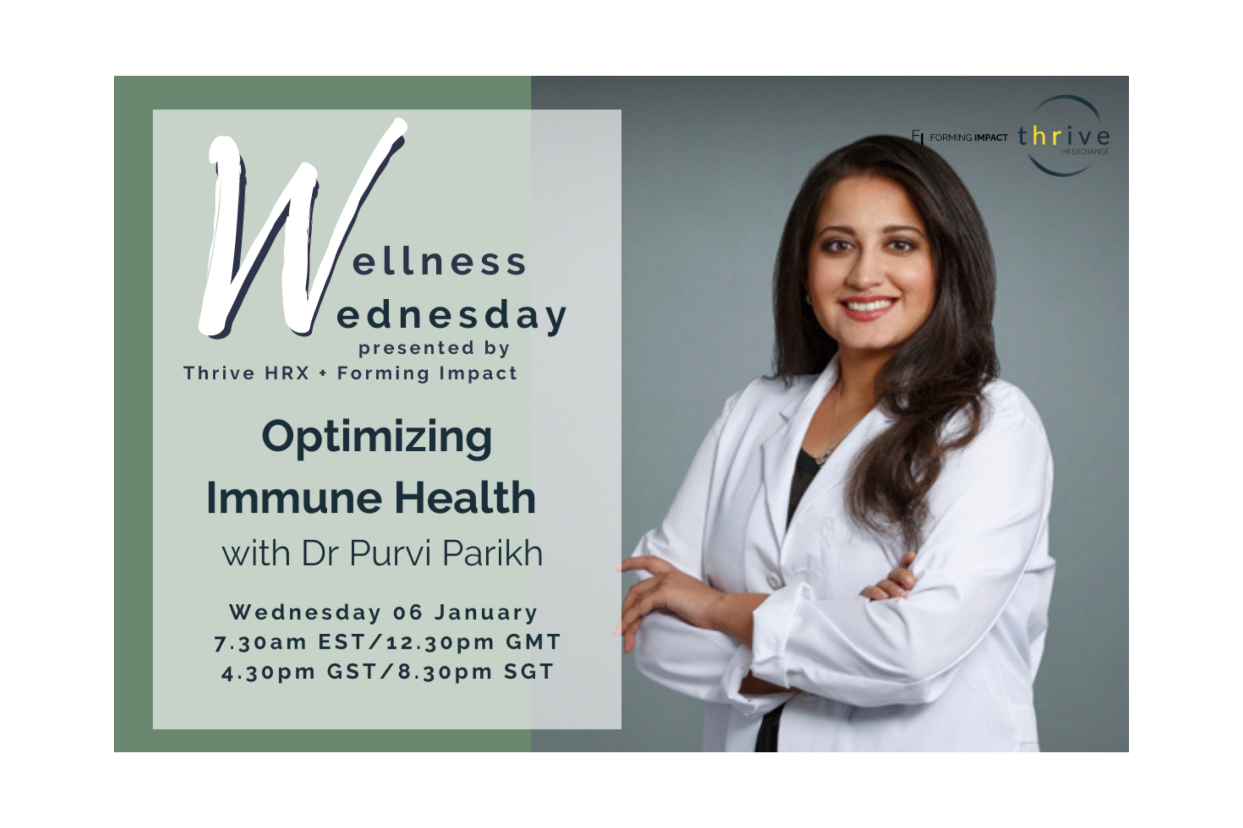 Optimizing Immune Health with Dr Purvi Parikh — Thrive HR Exchange