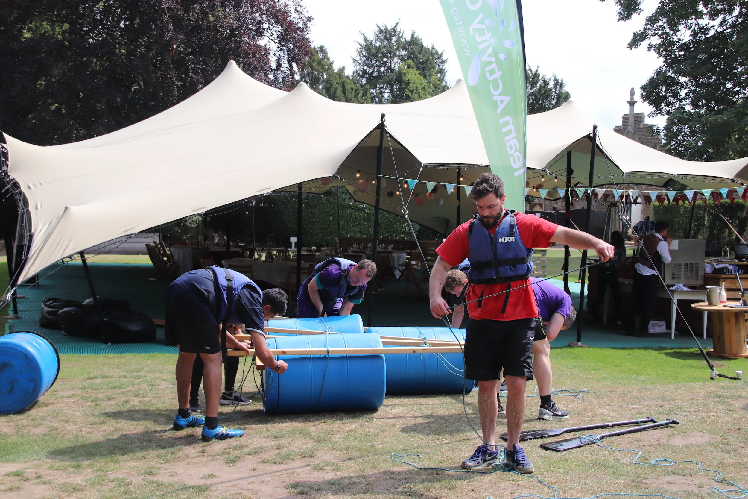 Raft Building — Team Activity Group