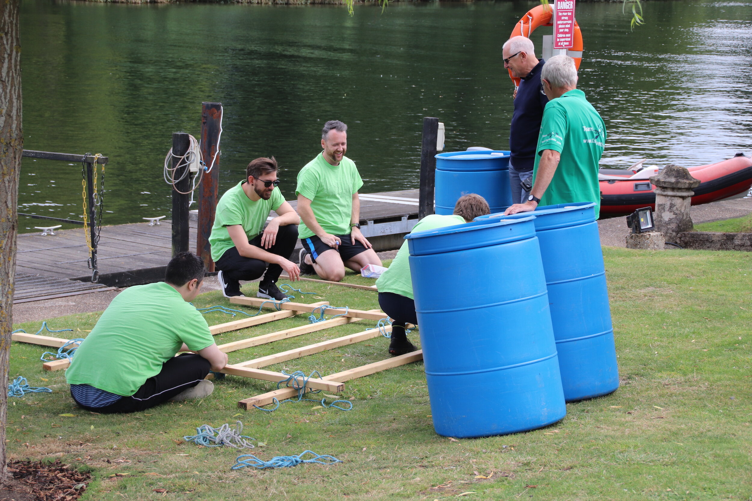 Raft Building — Team Activity Group