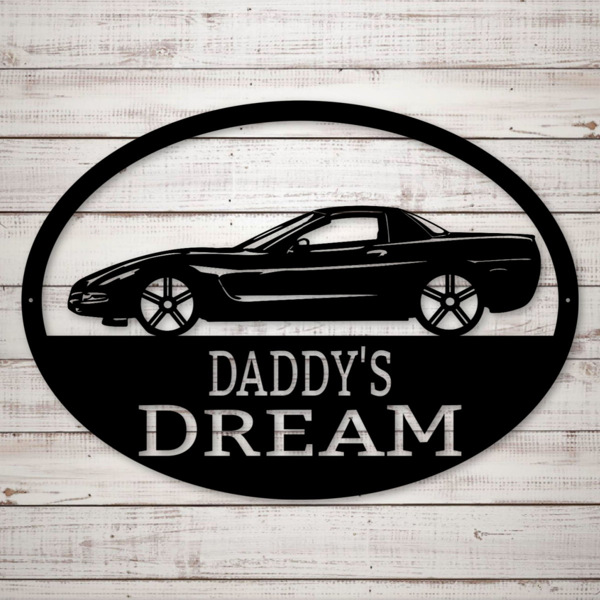Corvette Heirloom Metal Sign — Gen2Come Metals