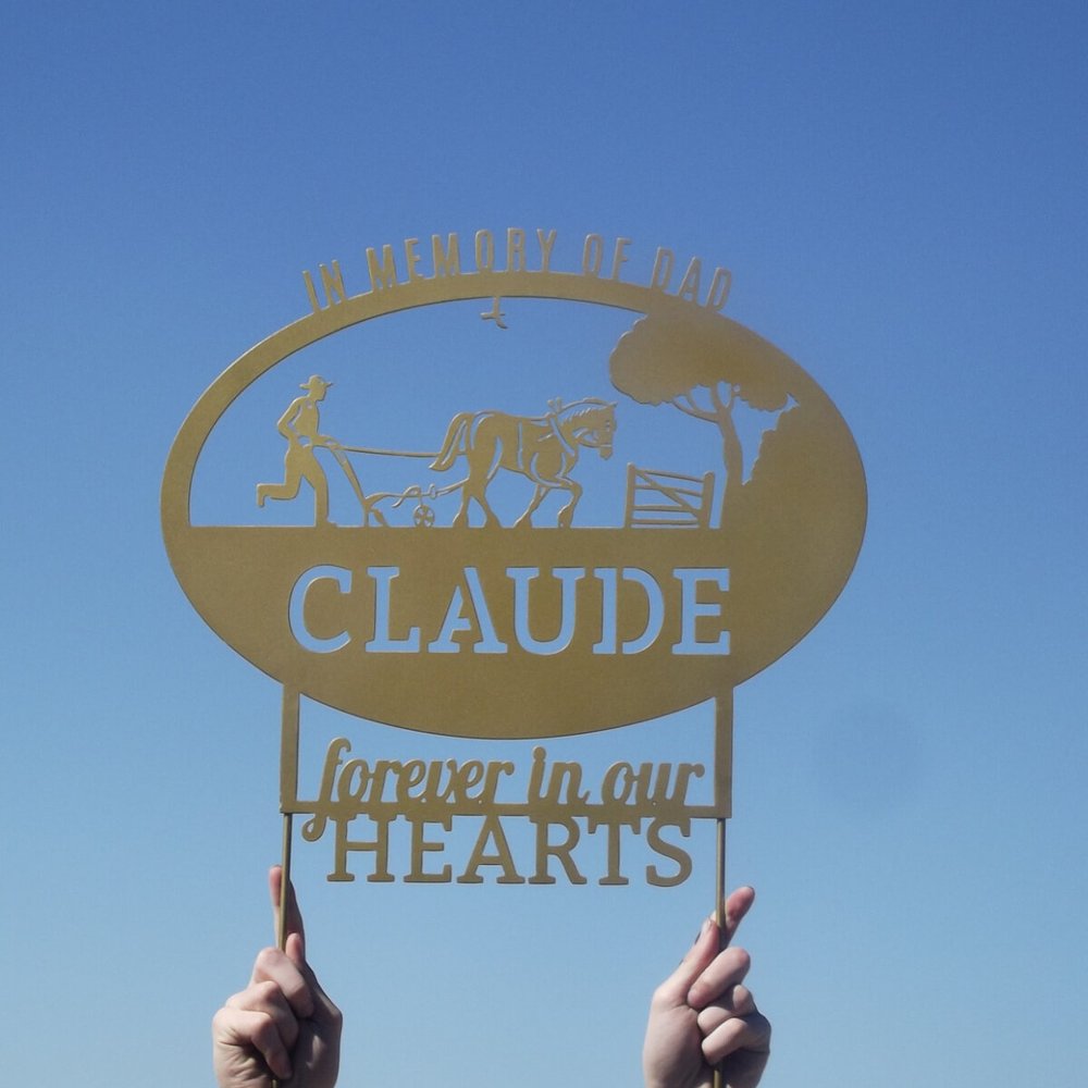 Church Memorial Heirloom Metal Sign — Gen2Come Metals