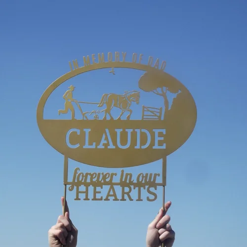 Church Memorial Heirloom Metal Sign — Gen2Come Metals