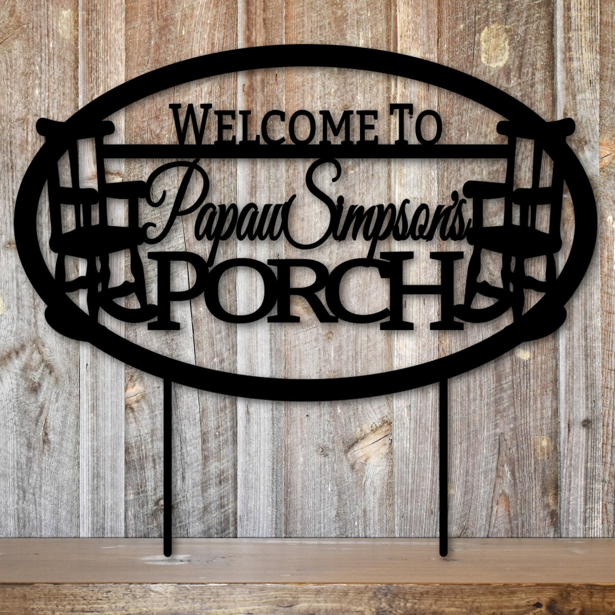 Minimal Legacy Heirloom Metal Sign — Gen2Come Metals