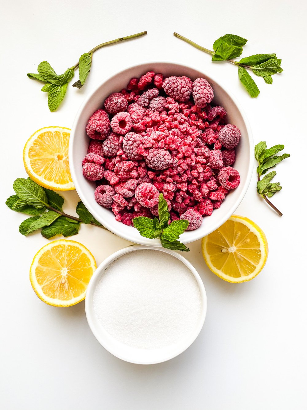 SIMPLE Raspberry Mint Sorbet Recipe — Be Greedy Eats | Where Food Meets ...