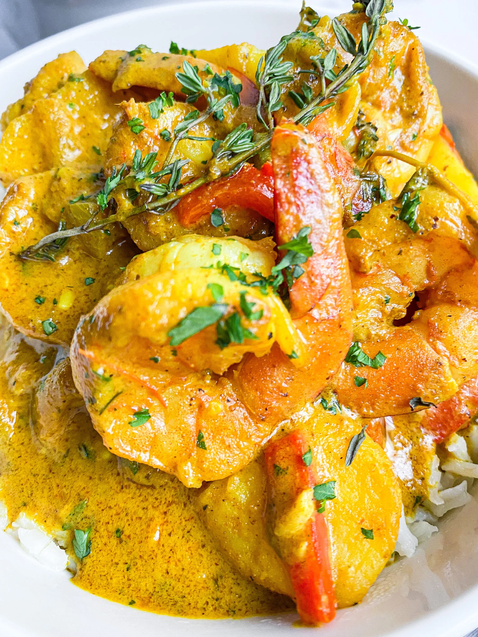 EASY Coconut Curry Shrimp Recipe — Be Greedy Eats | Where Food Meets ...