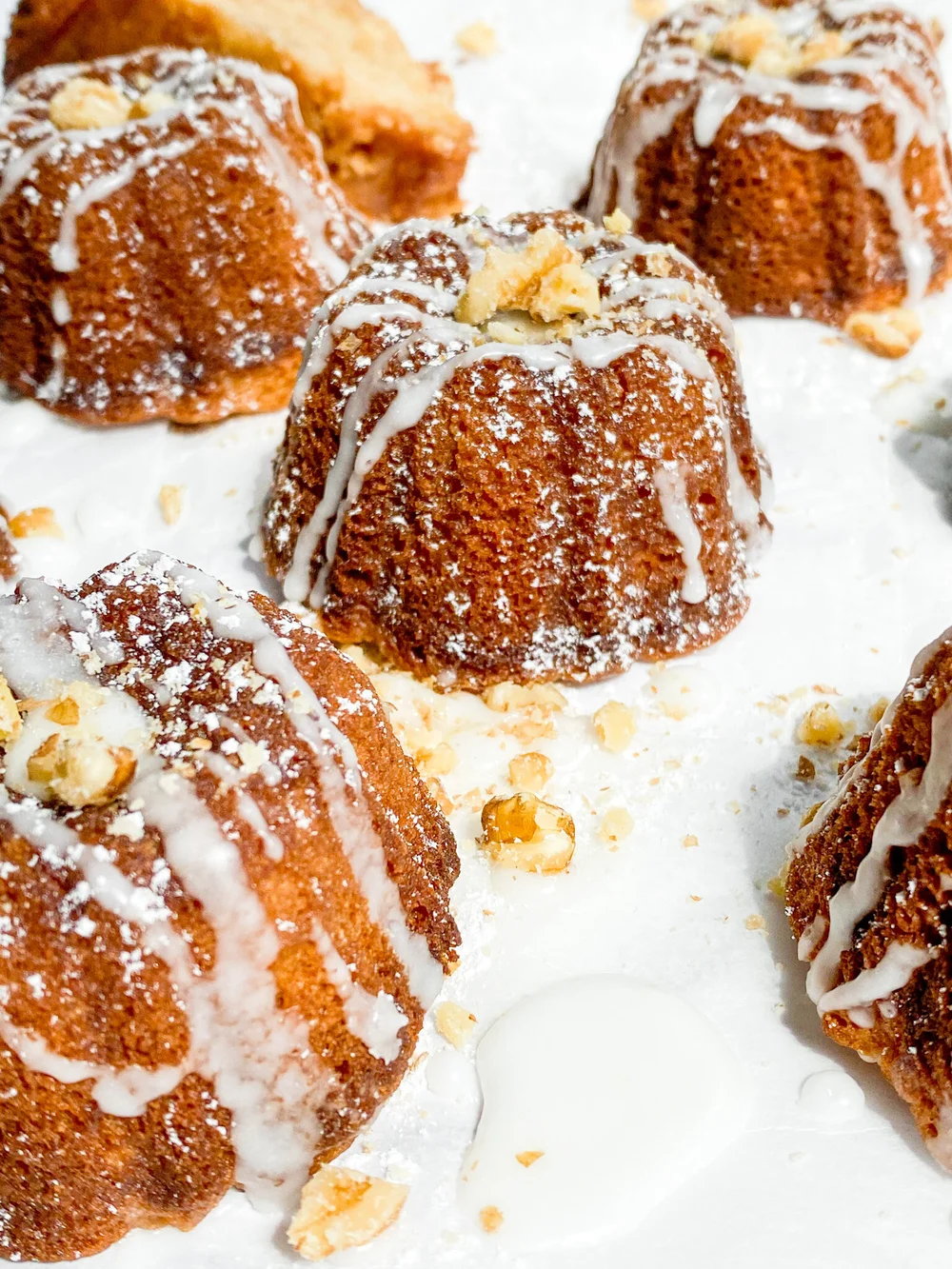 EASY Mini Rum Bundt Cakes Recipe — Be Greedy Eats | Where Food Meets ...