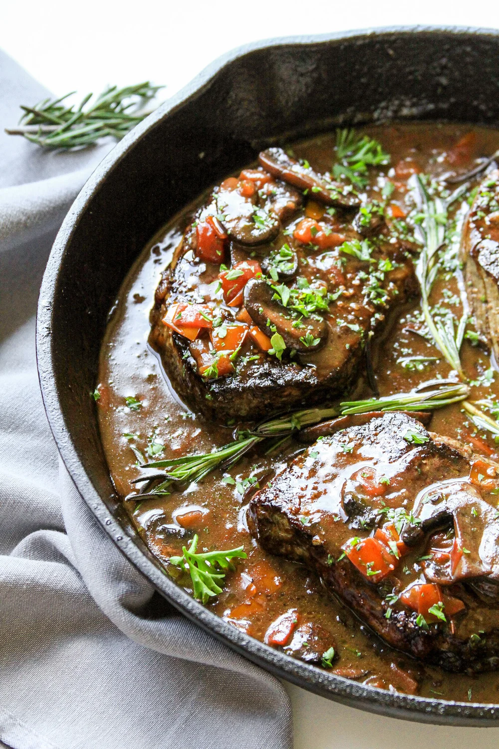 EASY Sirloin with Madeira Wine Sauce Recipe — Be Greedy Eats | Where ...