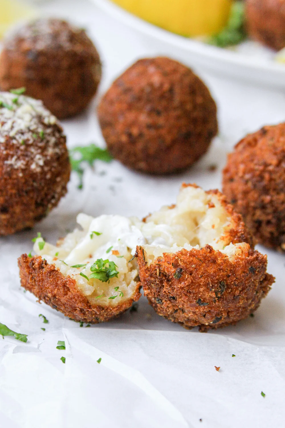 EASY Fried Risotto Balls (Arancini) Recipe — Be Greedy Eats | Where ...
