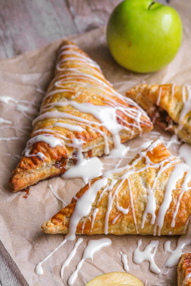 EASY Homemade Apple Turnovers Recipe — Be Greedy Eats | Where Food ...