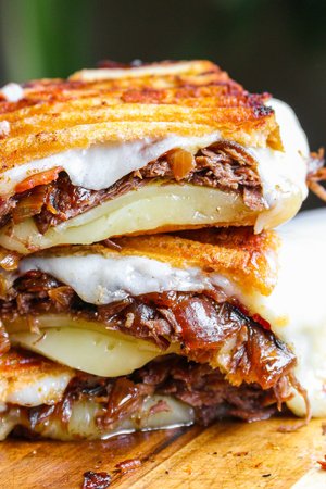 EASY Short Rib Grilled Cheese Sandwich Recipe — Be Greedy Eats | Where ...