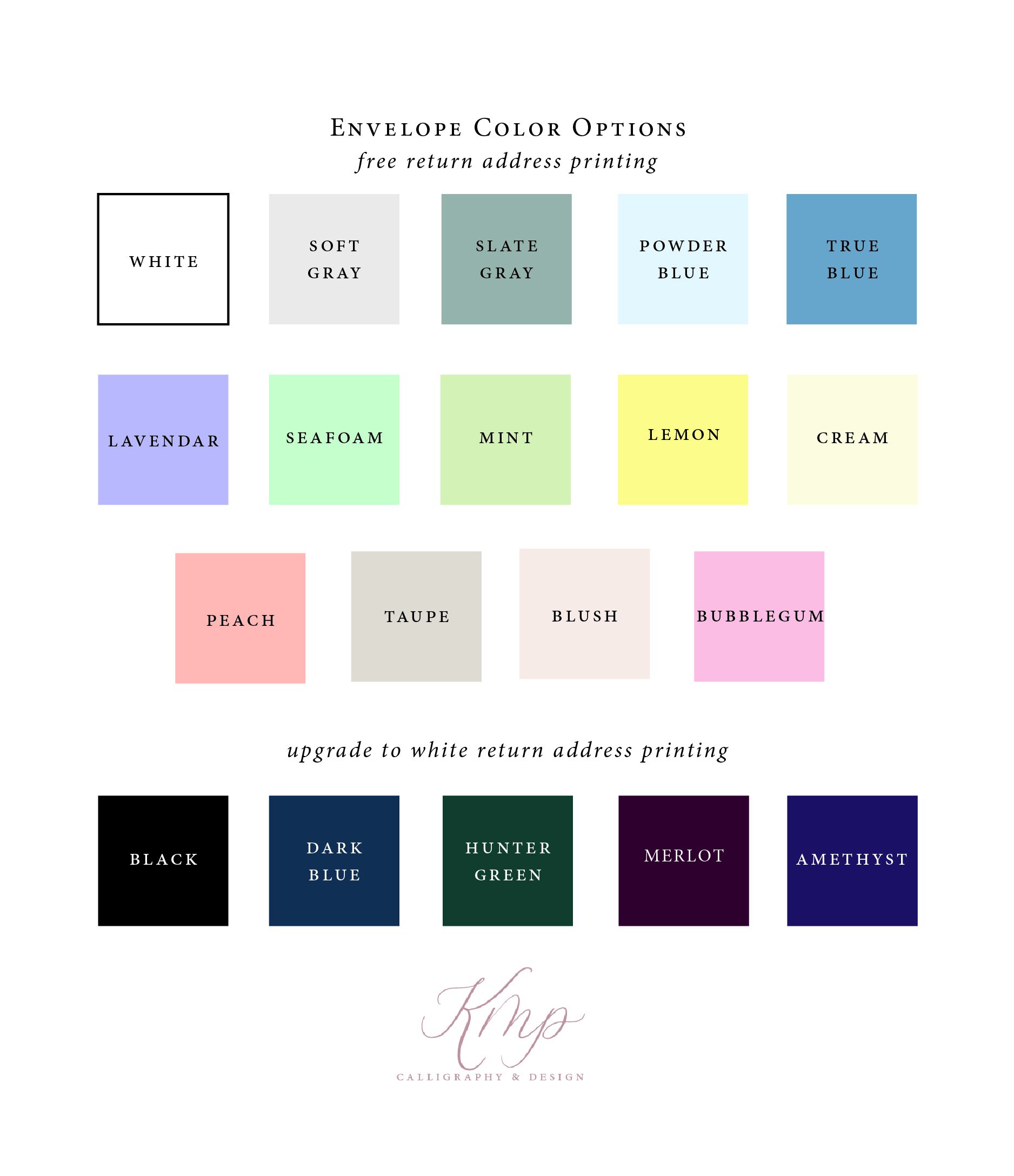 Shannon Invitation Suite — KMP Calligraphy