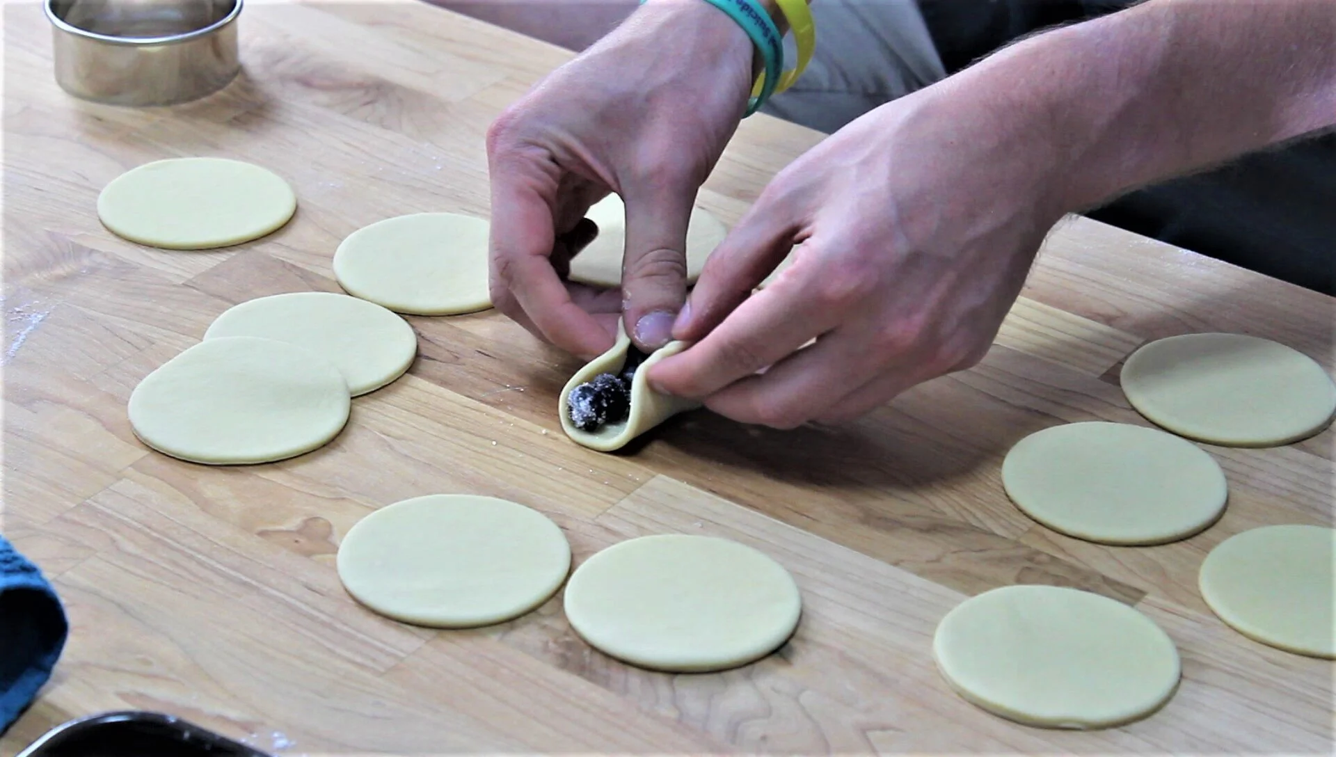 Blueberry Pierogi — Blue Wizard Food