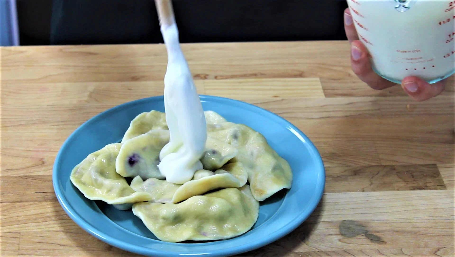 Blueberry Pierogi — Blue Wizard Food