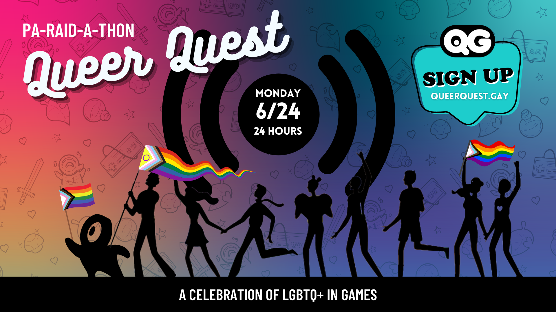Streamers: Join our Pa-Raid-a-Thon — Qweerty Gamers