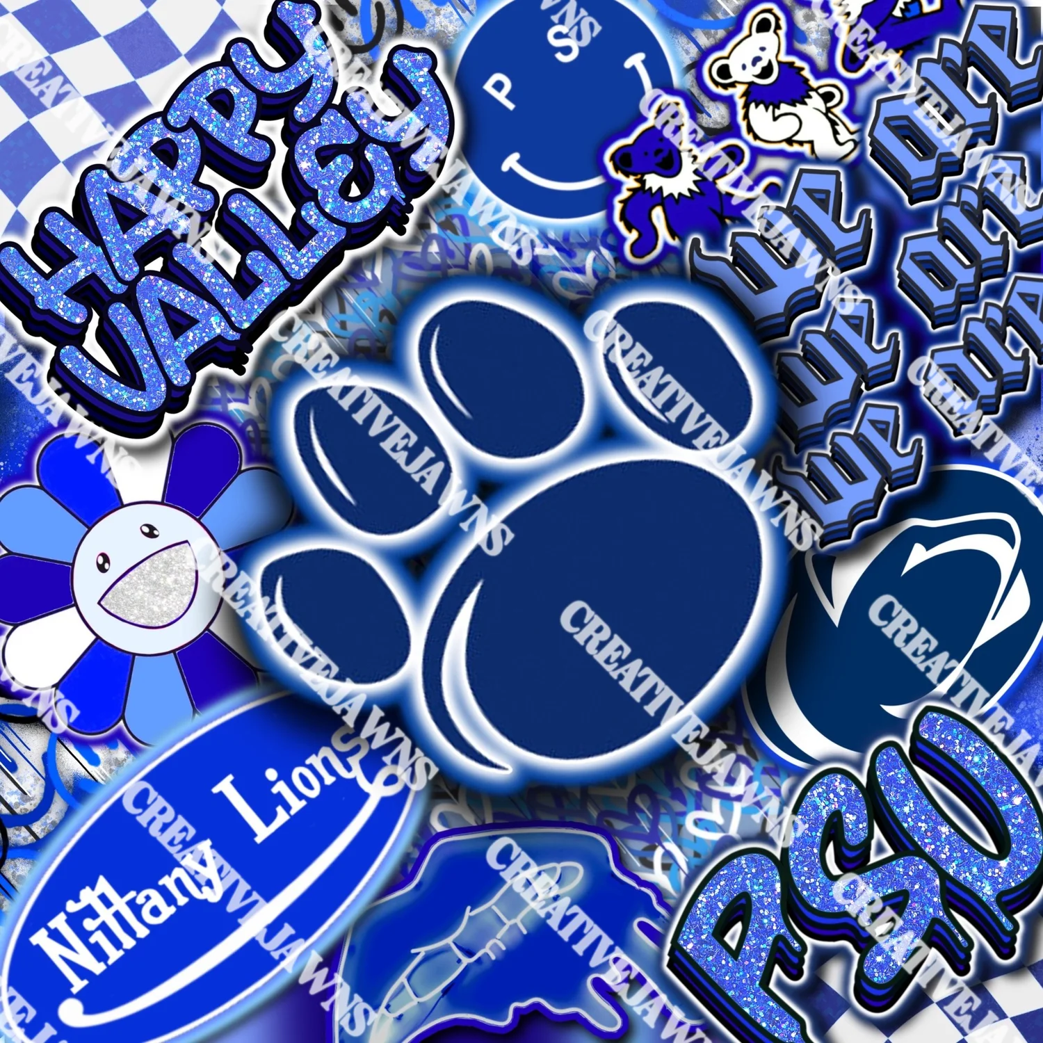 Hypoallergenic College Gifts Stone Armory Penn State Bead Charms ...