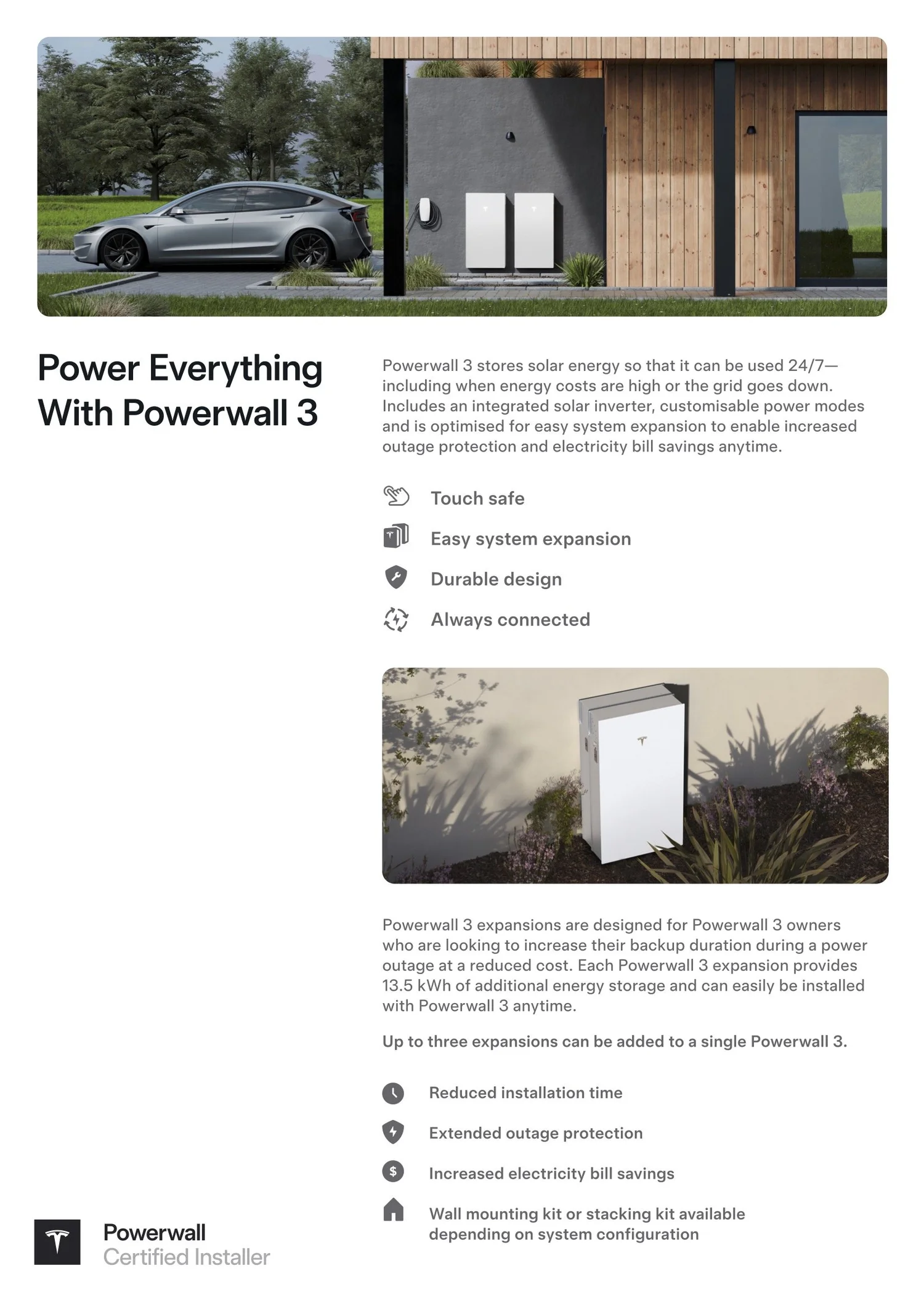 Tesla Powerwall 3 Expansion | Boost Your Battery Storage — SunStak ...